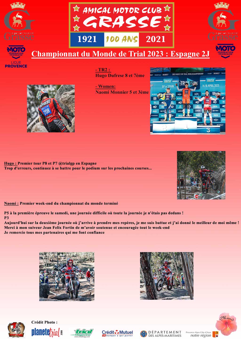 Trial GP 2023 Arteixo : le communiqué de l’AMC Grasse … – Planète Trial